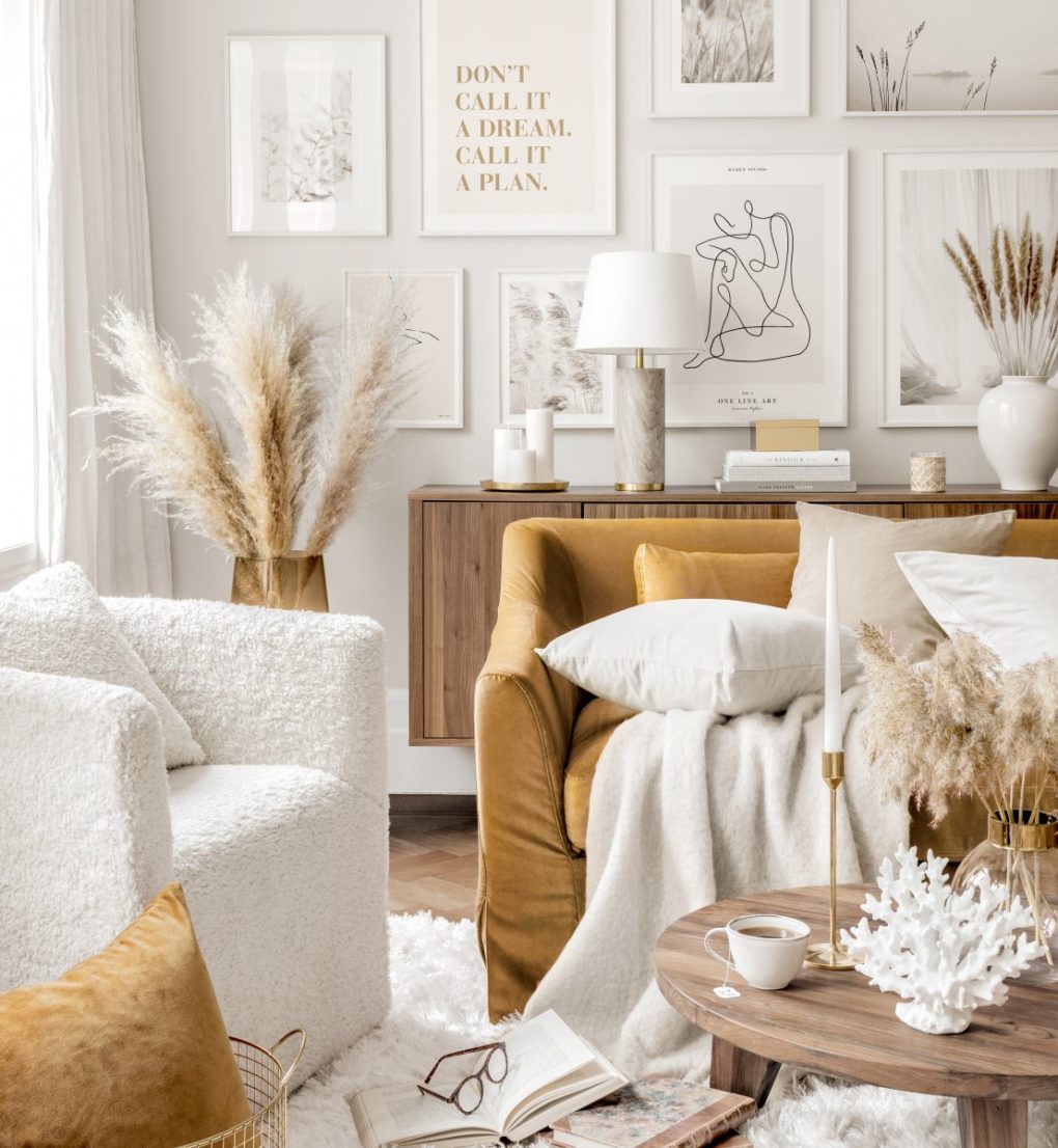 5 idées de décoration avec des affiches et posters muraux - La Minute d ...